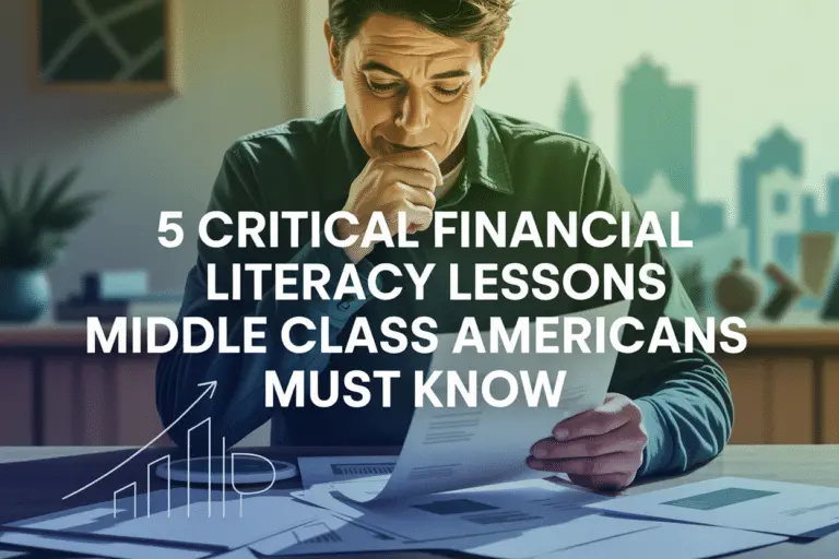 5 Financial Literacy Lessons Middle-Class Americans Learn Too Late - New Trader U