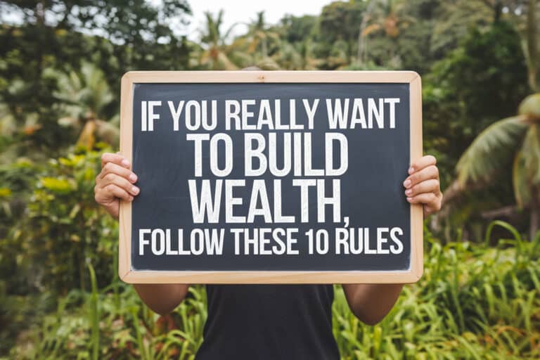 If You Really Want To Build Wealth, Follow These 10 Rules - New Trader U
