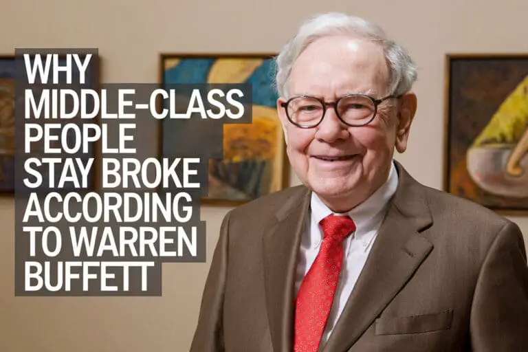 10 Reasons Middle-Class People Stay Broke According to Warren Buffett - New Trader U