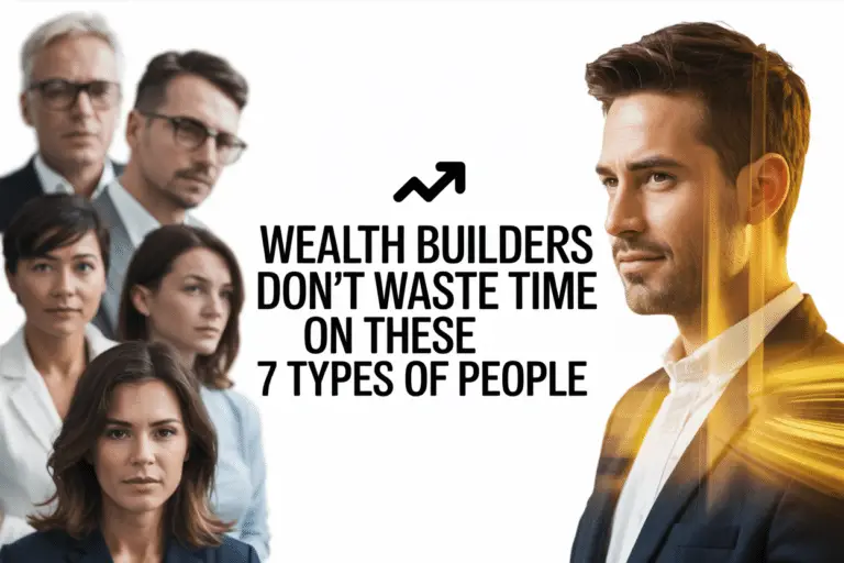 People Who Build Wealth Don’t Waste Time on These 7 Types of People - New Trader U
