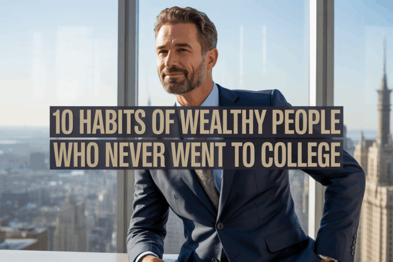 10 Habits of Wealthy People Who Never Went to College - New Trader U