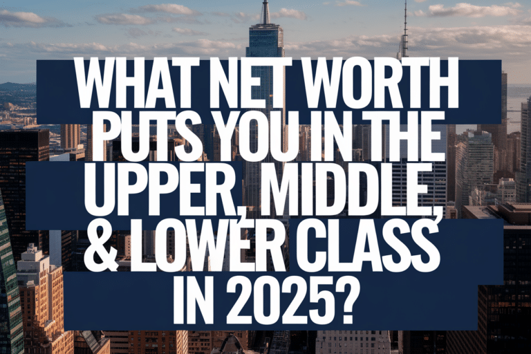 What Net Worth Puts You in the Upper, Middle, & Lower Class in 2025 ...