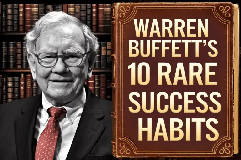 10 Rare Habits of Success: Learning from Warren Buffett's Life - New ...