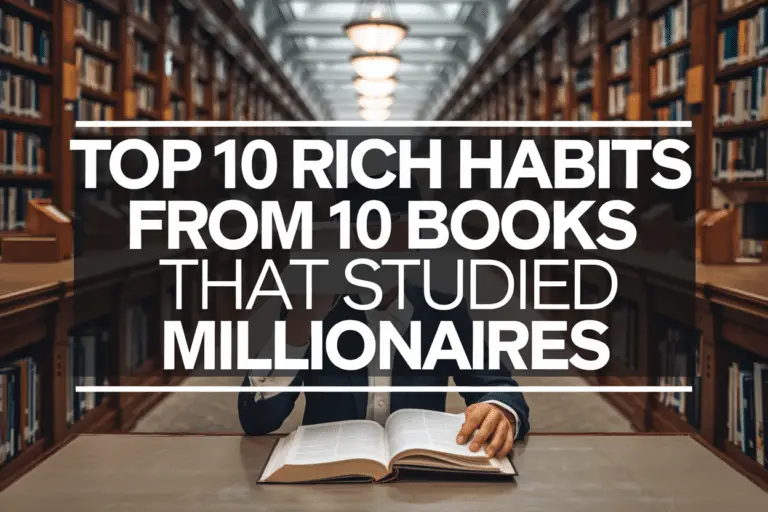 Top 10 Rich Habits From 10 Books That Studied Millionaires - New Trader U
