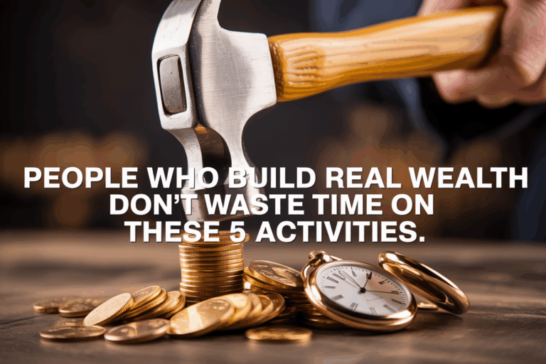 People Who Build Real Wealth Don’t Waste Time on These 5 Activities ...